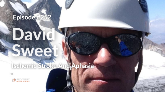 Ischemic Stroke and Aphasia Recovery Podcast Interview - David Sweet